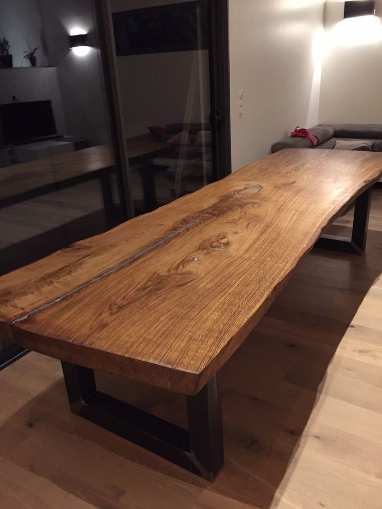 PLATEAU DE TABLE EN BOIS MASSIF GRANDE TAILLE - Delta bois : Négoce et Commerce de Bois