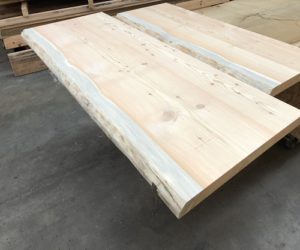 PLATEAU DE TABLE ASSEMBLÉ LIVE EDGE - Delta bois : Négoce et Commerce de Bois